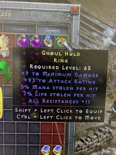 Gg Dual Leech Rings And Amulet - Topic - d2jsp