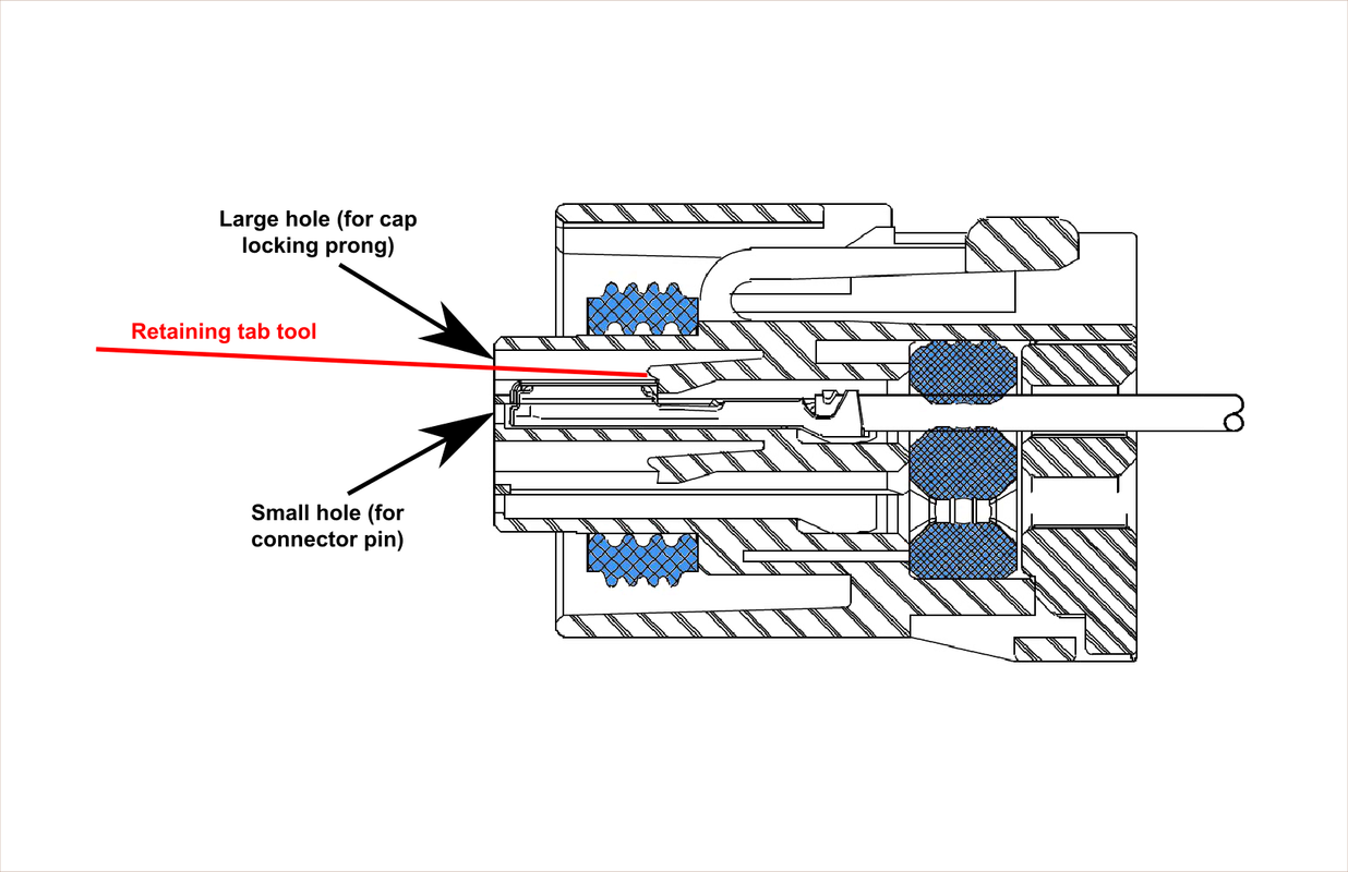 JAE connector with pin cross section — Postimages