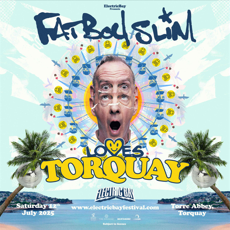 Fatboy Slim to headline Electric Bay Festival in 2025 | Skiddle