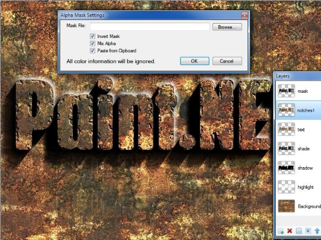 Make 3D-Stone Text - Text Effects - paint.net Forum