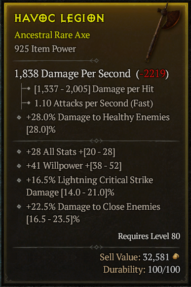 Wtb Lightning Storm Druid Items - Topic - d2jsp