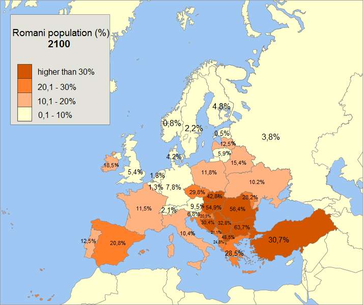 Gypsy population of Europe in 2100 - Page 2