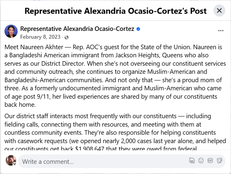 Former Illegal Immigrant Aide to Rep. Alexandria Ocasio-Cortez Self ...