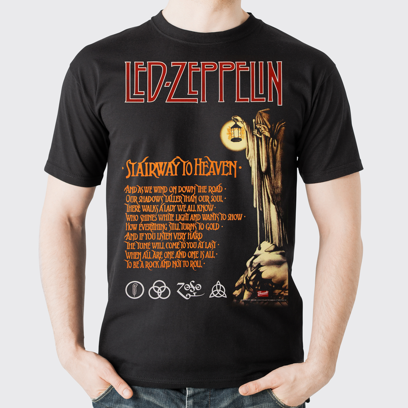 maglietta led zeppelin t shirt rock band uomo estate 2021 maglia ...