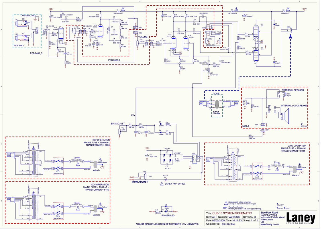 Laney Cub 10 schematic — Postimages