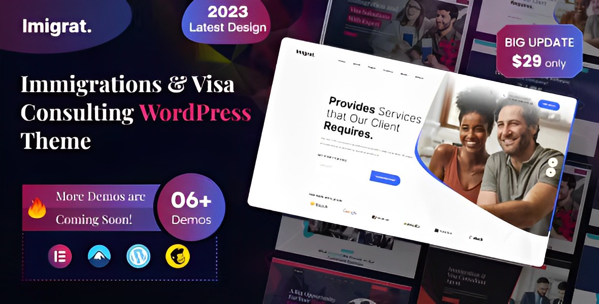 Imigrat - Immigration & Visa Consulting WordPress Theme – Bliter GPL
