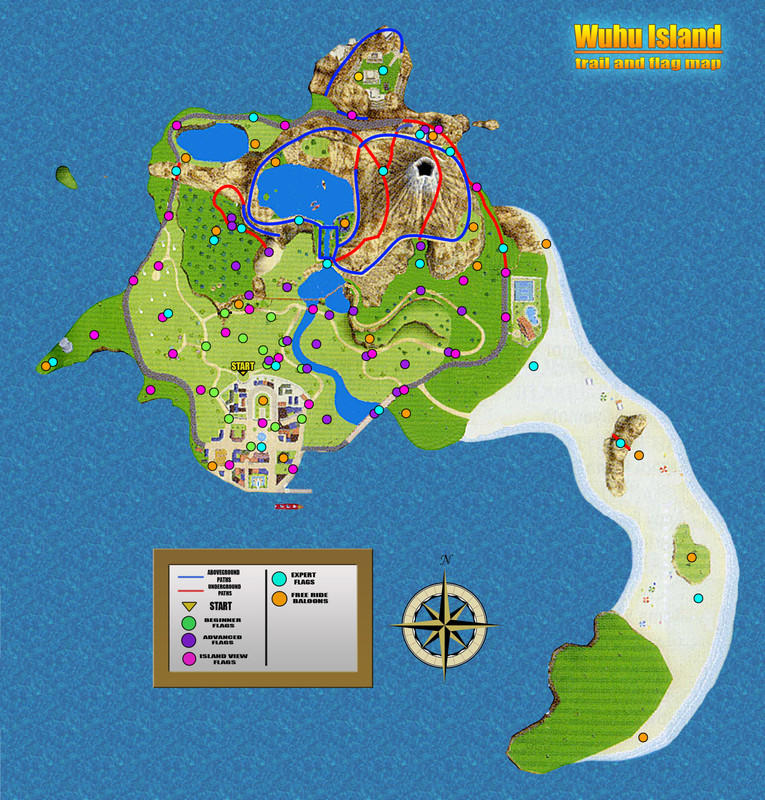 Wuhu Island Map