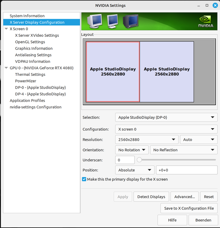 2 Studio Displays Setup doesn't work - Linux Mint Forums 2 Studio Displays Setup doesn't work - Linux Mint Forums