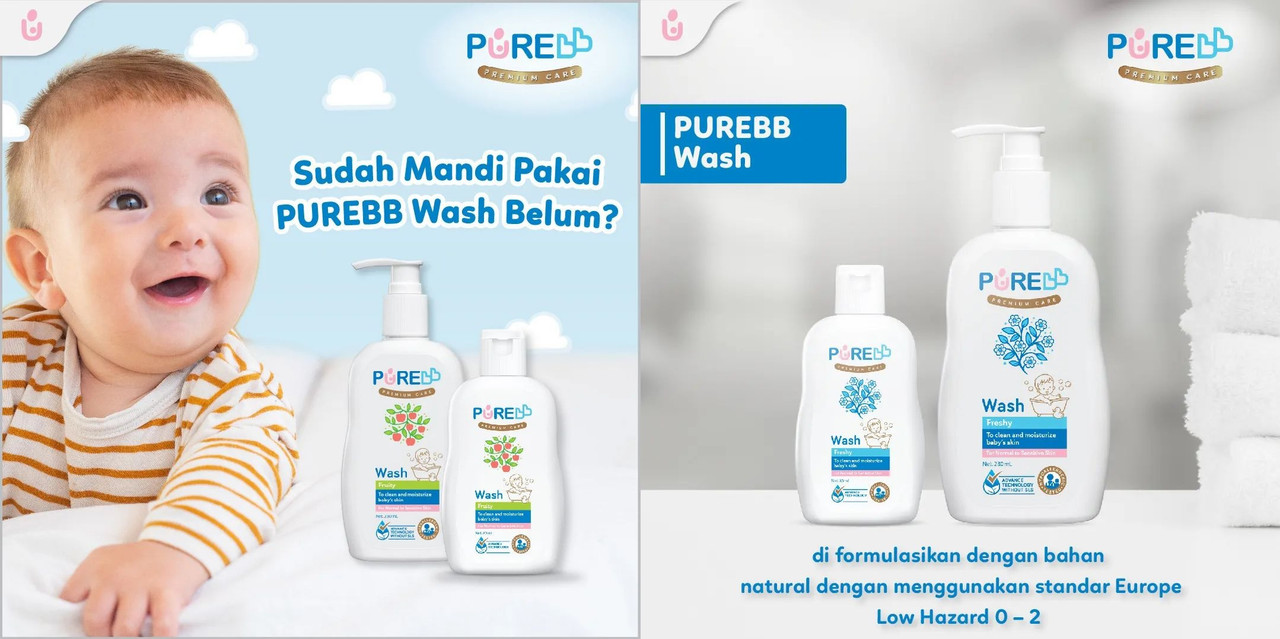 Promo Pure Baby Wash Fruity 450ml - Refill Diskon 21% Di Seller Mom ...