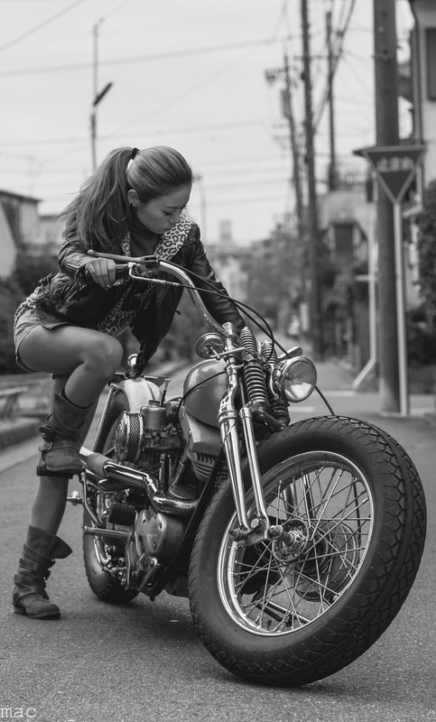 80c1ae6b51a785c00549258acd5d6990 girl motorcycle chopper motorc ...