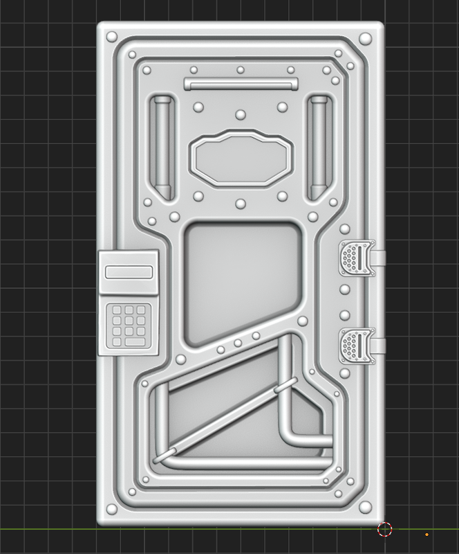 Steam Workshop::Code Red Sheet Metal Door (Glow+Transparent)