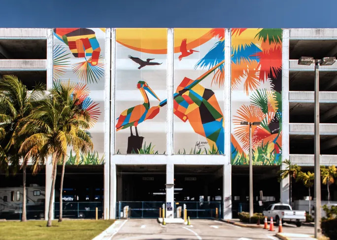 PORT EVERGLADES-FLORIDA: UN NUOVO MURALE COLORATO DA' IL BENVENUTO AI ...