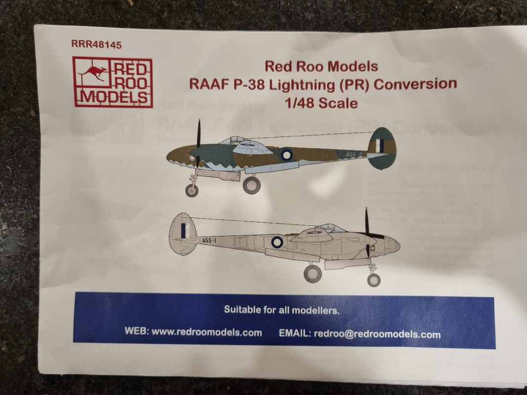 1:48 Lightning P38F-4-1 No. 1 PRU RAAF *FINISHED* - The Fork-tailed ...
