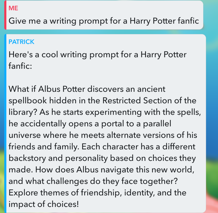 Alternative universe - Chapter 1 - fanfic_obsessed23 - Harry Potter - J ...