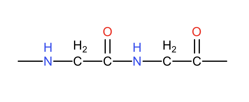 The following condensation polymer is made from a single mon | Quizlet
