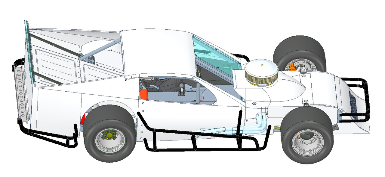 Asphalt Race Car Chassis