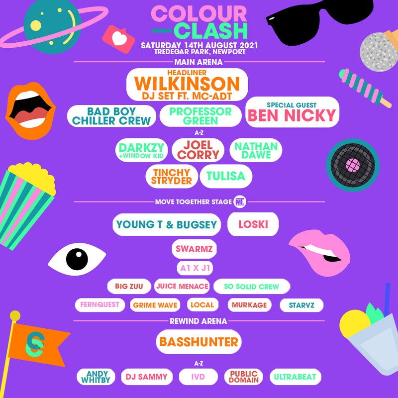 Colour Clash Festival 2021 Newport | Buy Tickets | Skiddle