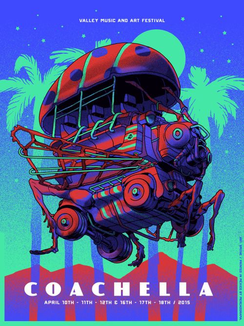 Coachella Poster 2014 Smithe one (alternative colors) - EB Forum
