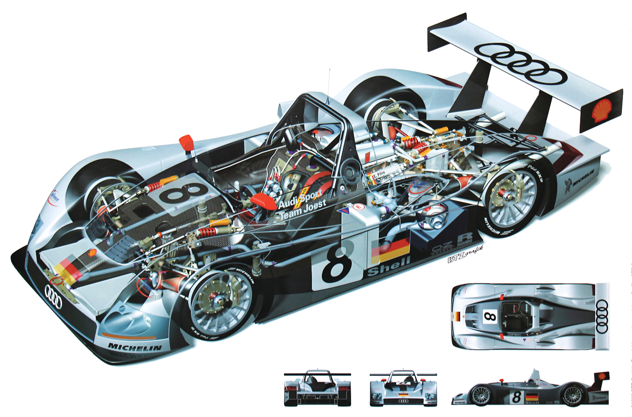 audi R8 R 1999 BTZ — Postimages