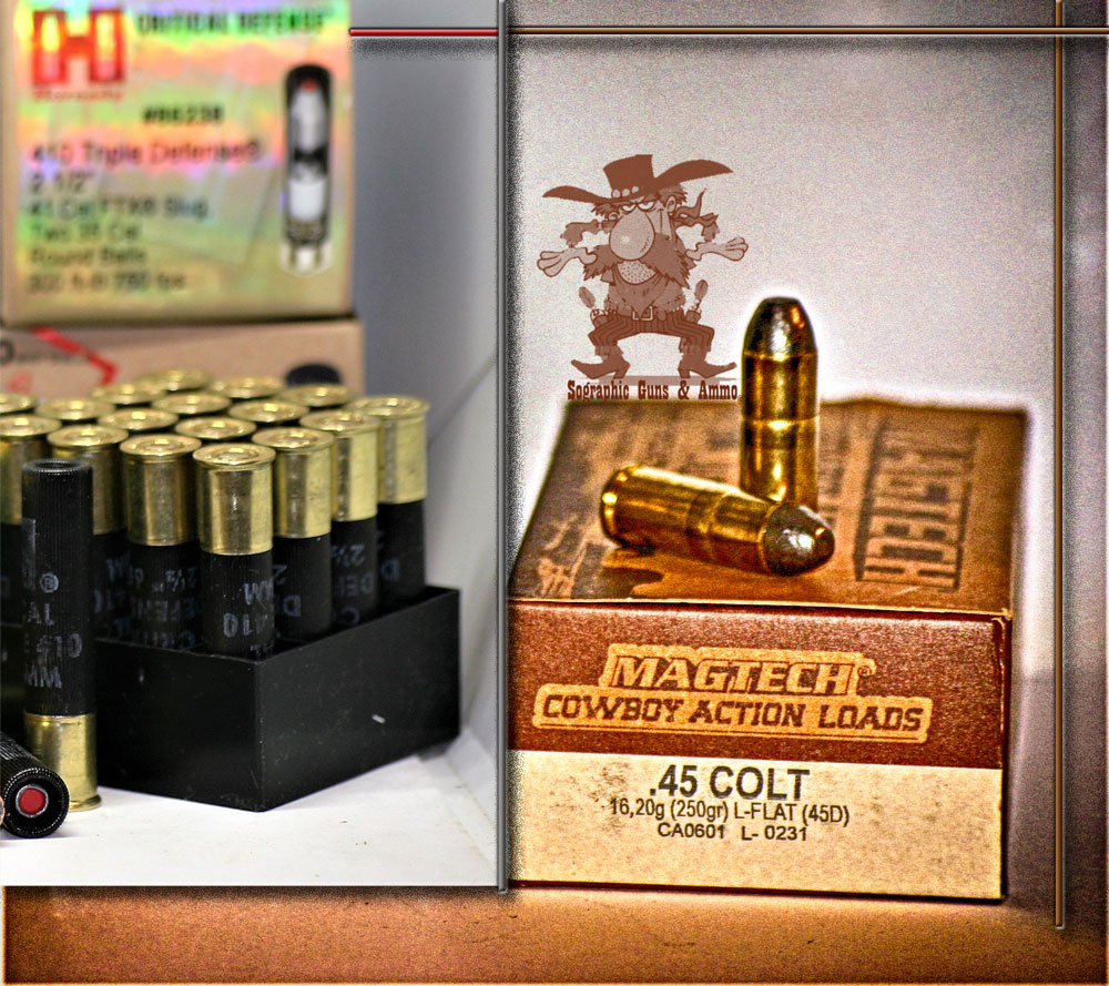 410 45 LC Combo MAGTECH COWBOY 45 COLT + Hornady Critical Defense 410 ...