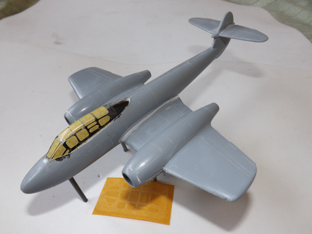 Tim's Special Hobby 1/72 GAC civilian Meteor T7 -- COMPLETED - Gloster ...