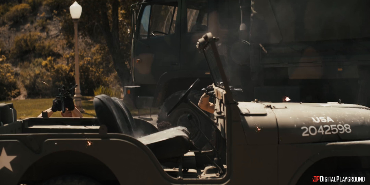 Luna Star Kira Noir Kayley Gunner Machine Gunner Episode 3 ...