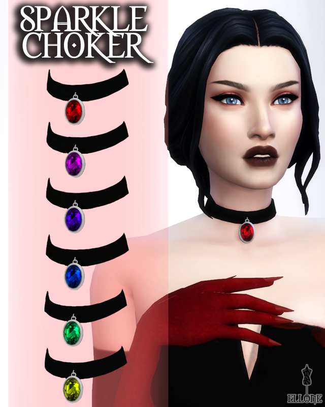 Sparkle Choker - The Sims 4 Create a Sim - CurseForge