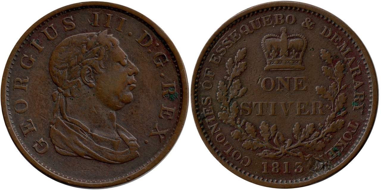 Essequibo & Demarara 10 1 Stiver 1813 — Postimages