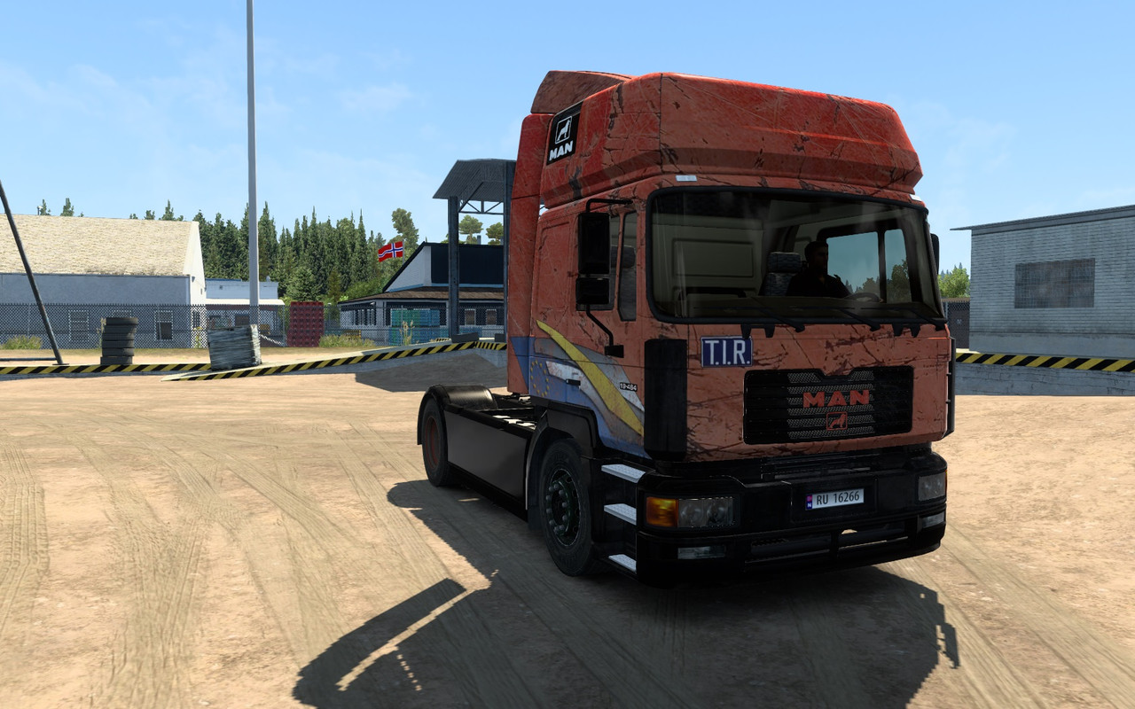 Classic RED AND Black SKin MAN F2000 - SCS Software