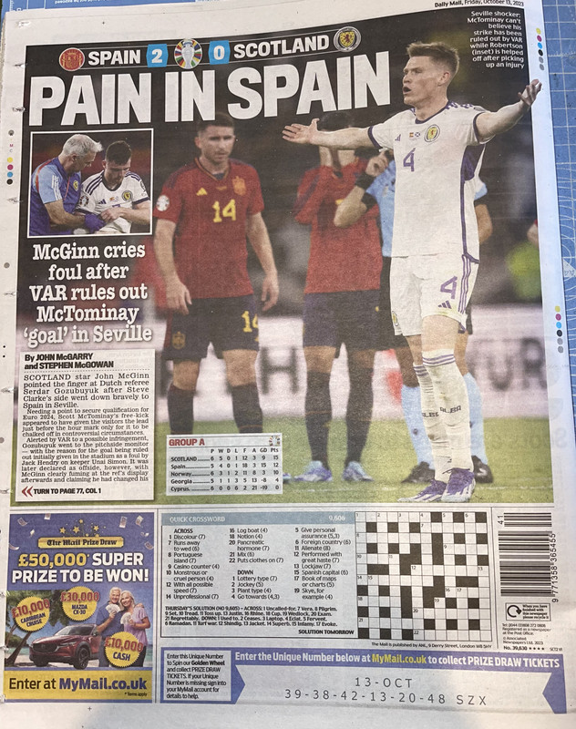 Back Pages - Friday's Back Pages - 20 images | FollowFollow.com