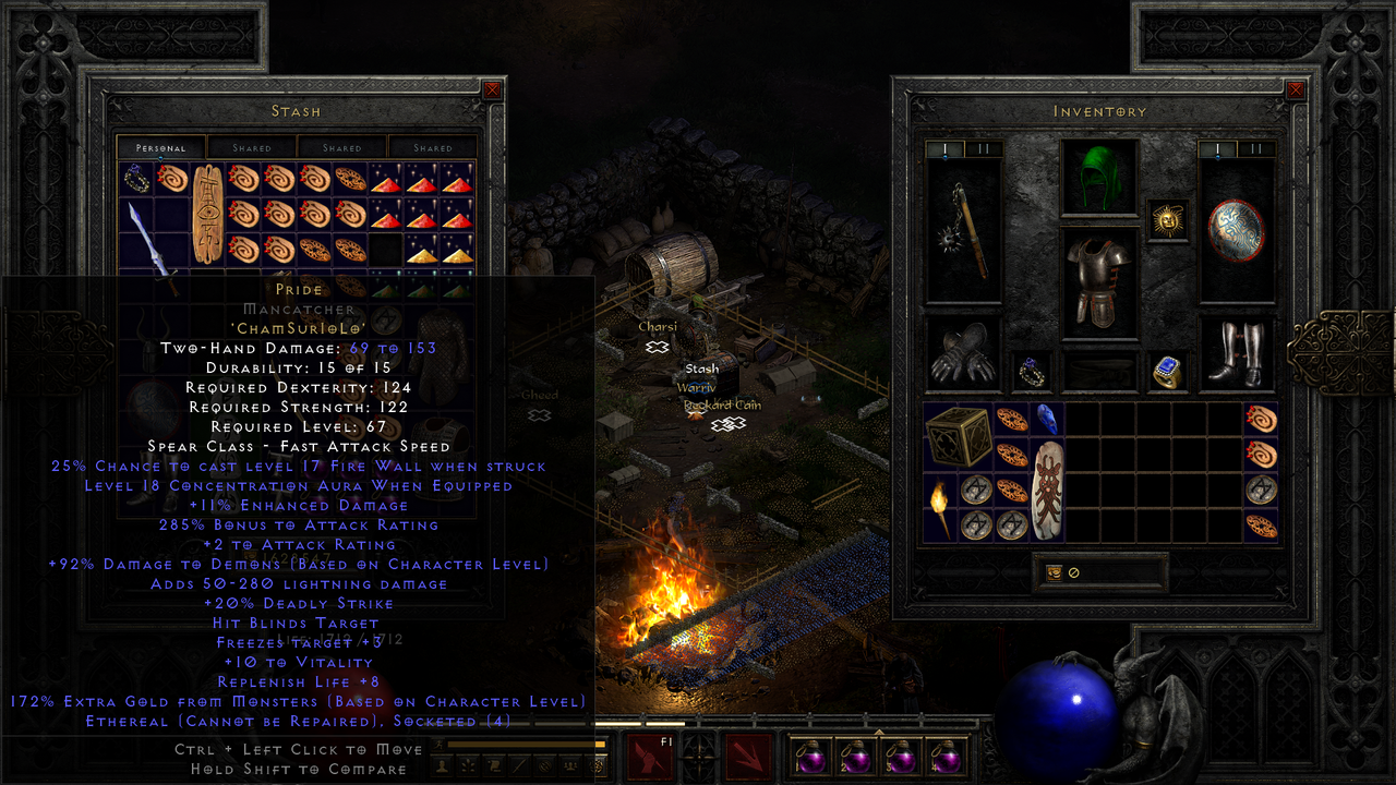 Eth Pride Mancatcher 18 Aura - Topic - d2jsp