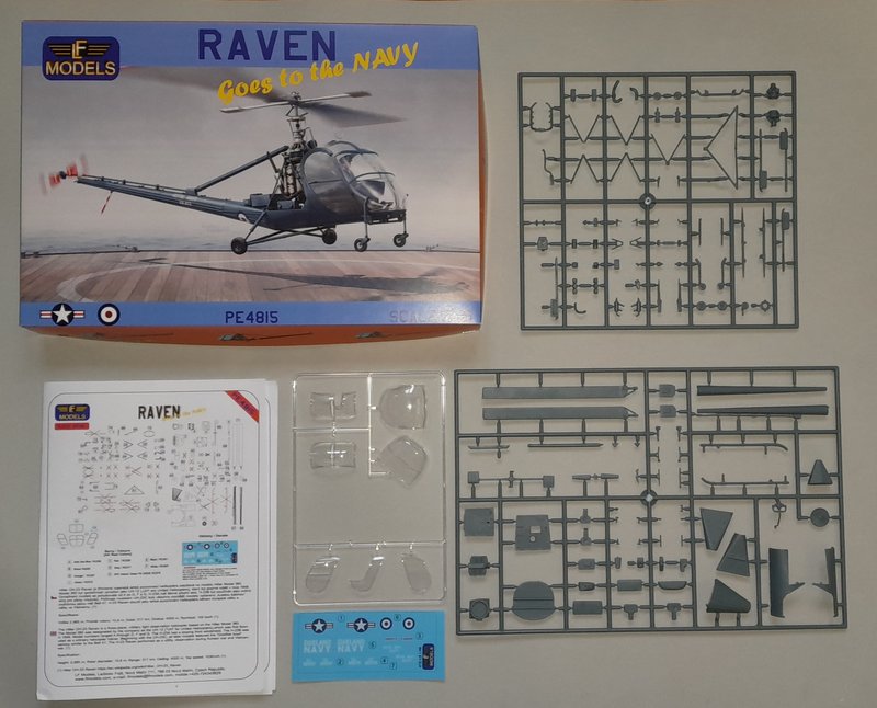 1/48 - Hiller (Model 360) UH-12/OH-23 & HT.1/2 Raven by LF Models - UH ...