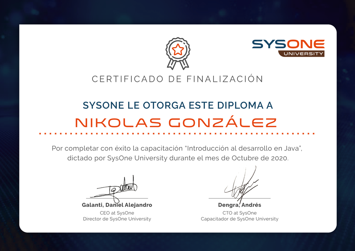 Nikolas Gonzalez - Java Developer | LinkedIn
