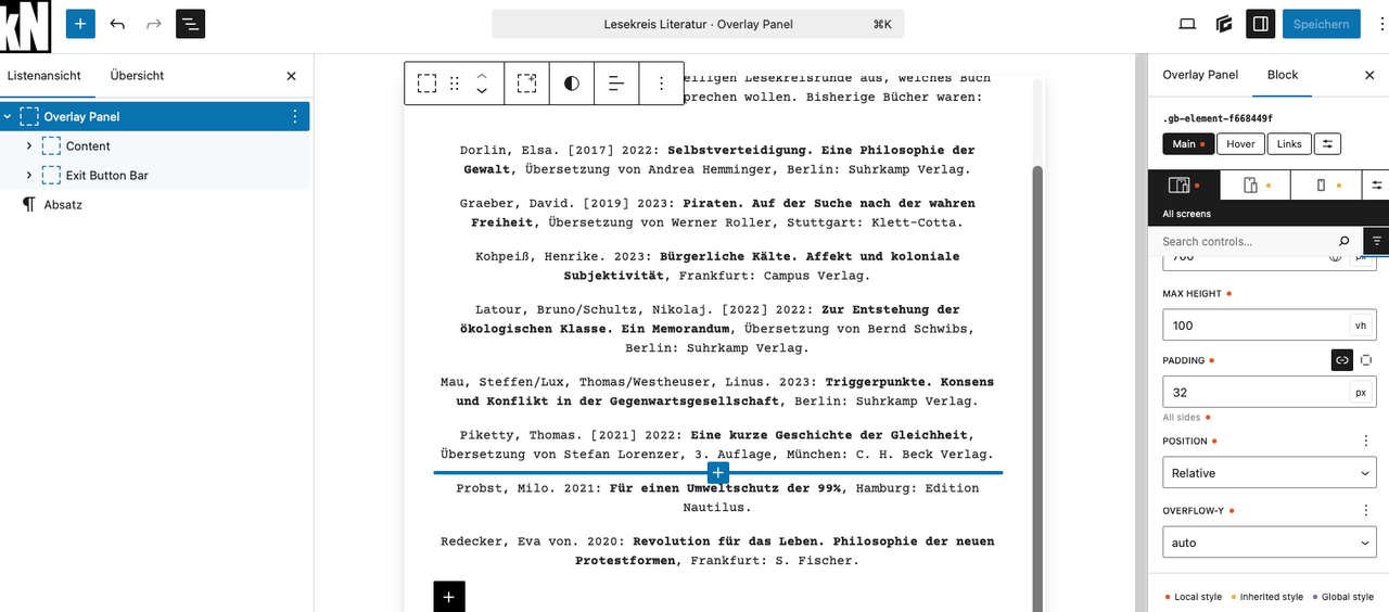 Topic: Overlay Panels, Overflow-Y not working fully - GenerateSupport