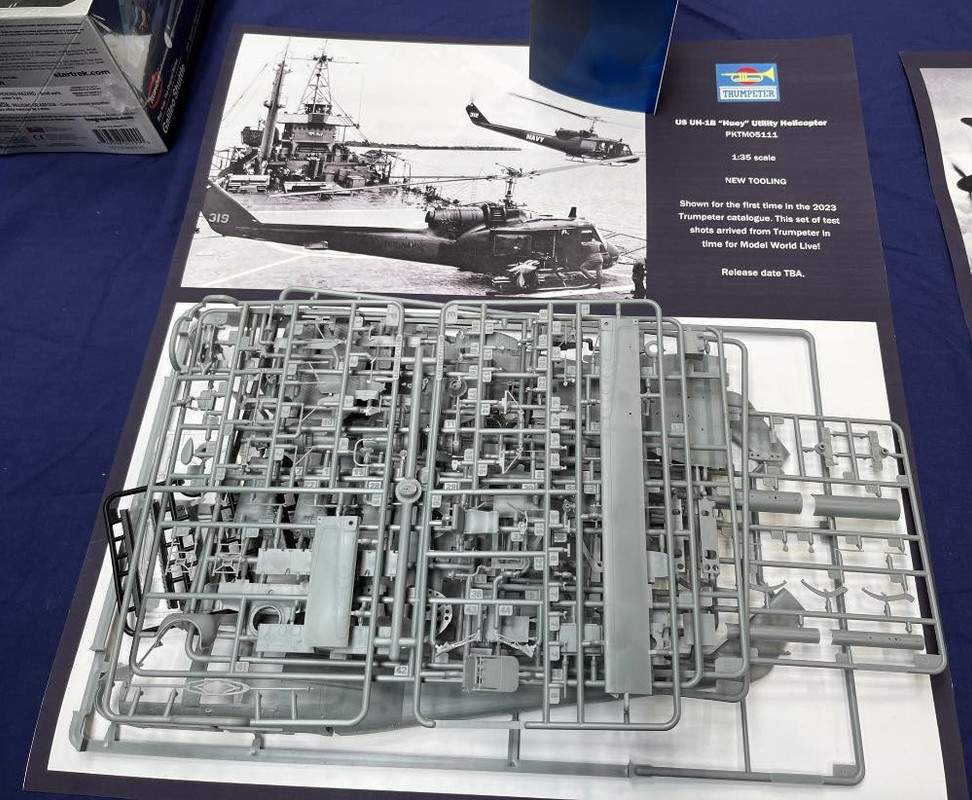 1/35 - Bell UH-1B Huey by Trumpeter - released - new boxing in July ...