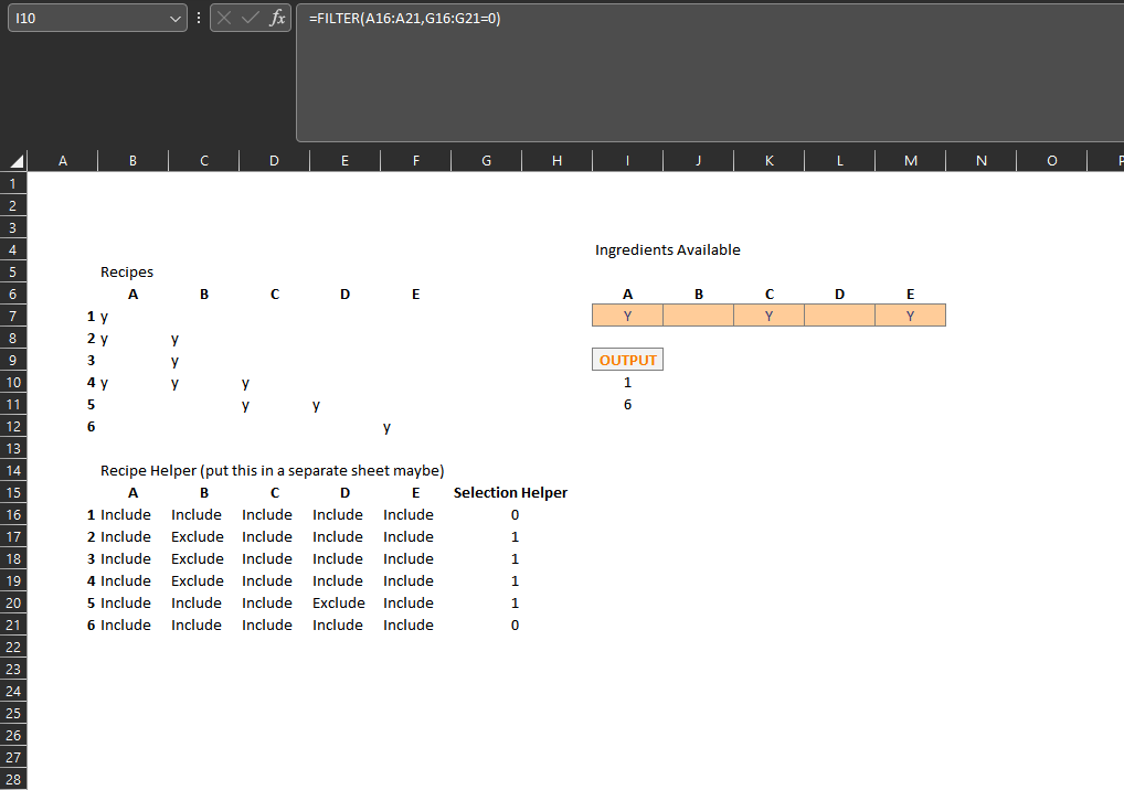 Multiple Filtering With Conditional Criteria Rexcel