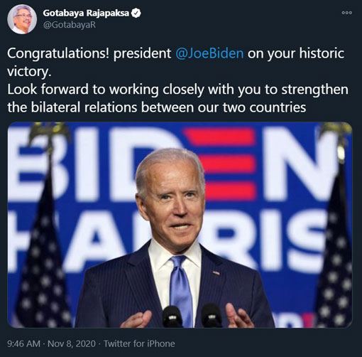 President, PM add well wishes to Biden on becoming US President-elect