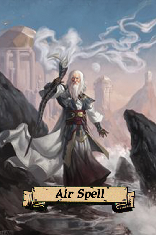 air spell wizard card back finished png — Postimages