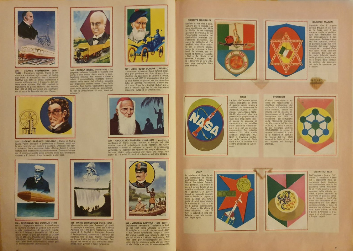 Album Uomini Illustri 1967 Panini 28 — Postimages