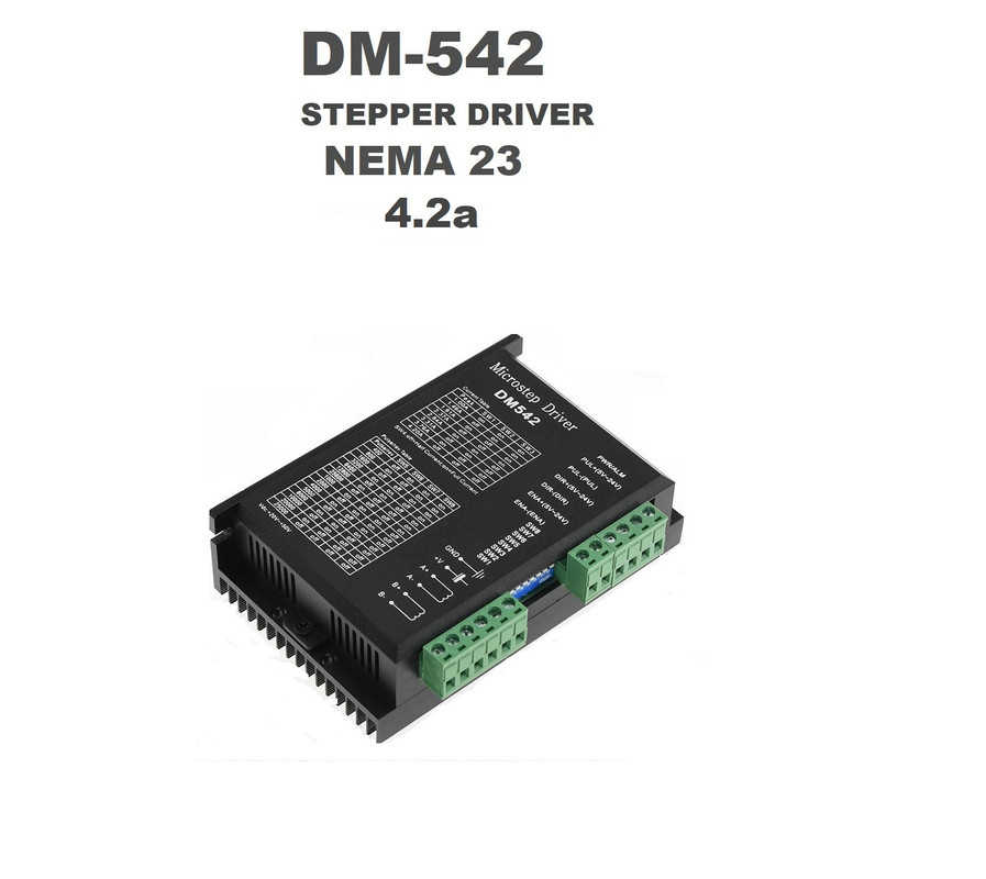 DM542 Stepper Motor Driver Controller DC 24-60V Nema 23 / 17 CNC 4.2a ...