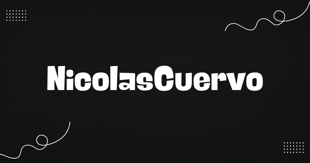 Nicolas Cuervo – Desarrollador Fullstack