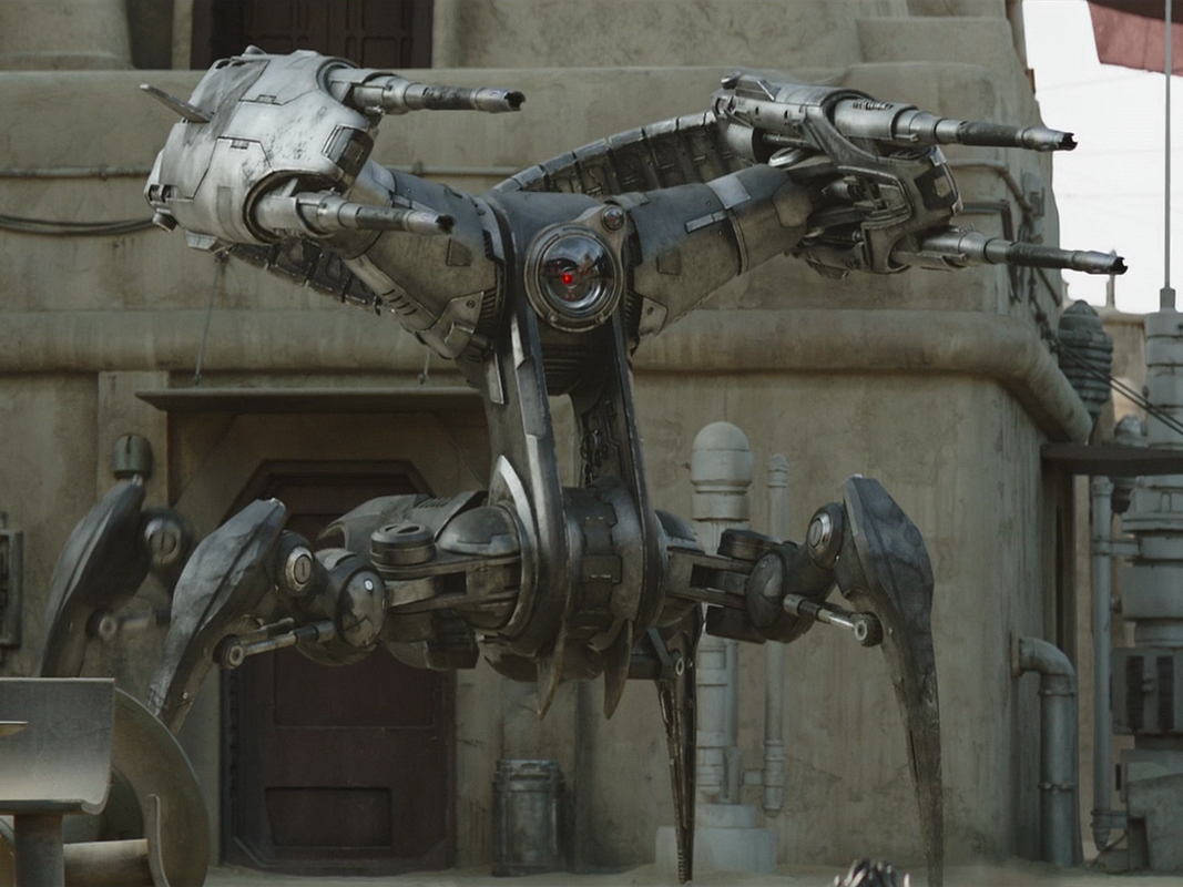 Scorpenek droid vs B3 Battle droid vs Hulk Infantry droids SPOILERS ...