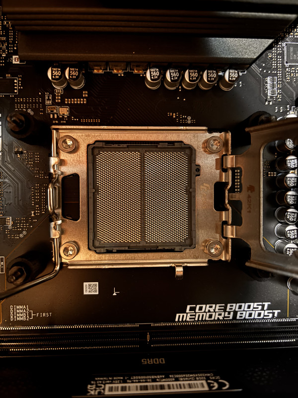 MSI B650 Gaming Plus WIFI giving red and yellow ez debug lights out of ...