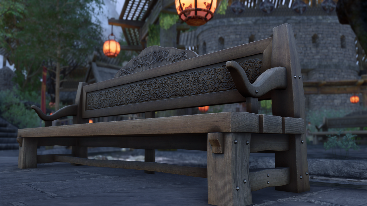HFs - Whiterun Temple bench - remodel at Skyrim Special Edition Nexus ...