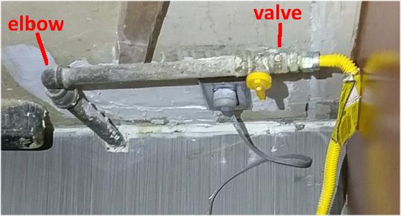 how were these threaded gas fittings installed?