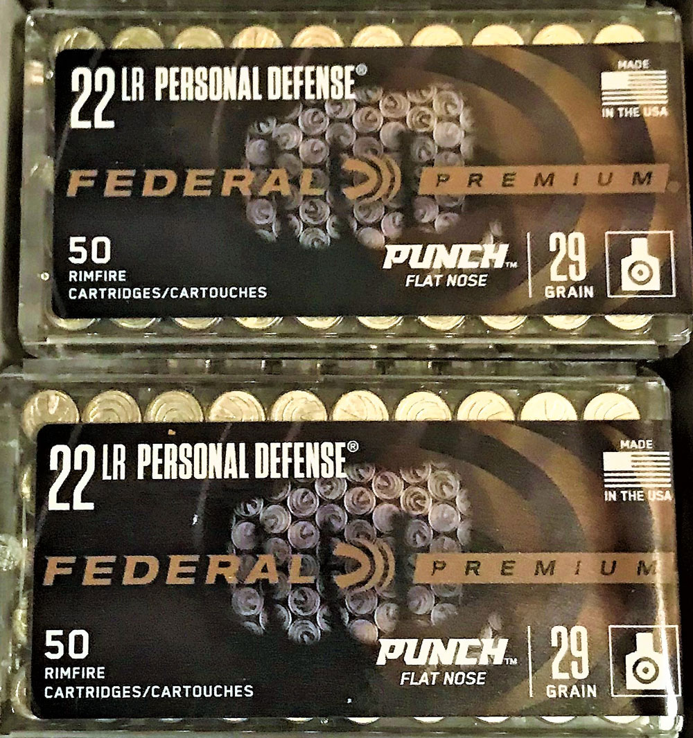 22 LR Federal PUNCH LR Personal Protection Premium 22LR PUNCH 500 ...