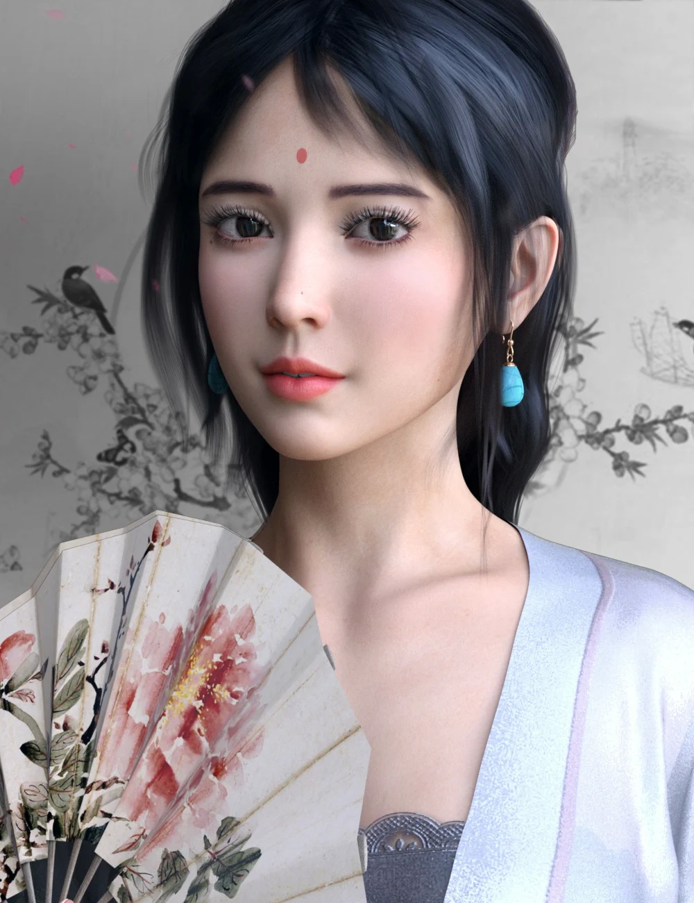 VO Xiao Mei For Genesis 8 And 8.1 Females 2025 - Free Daz 3D Models