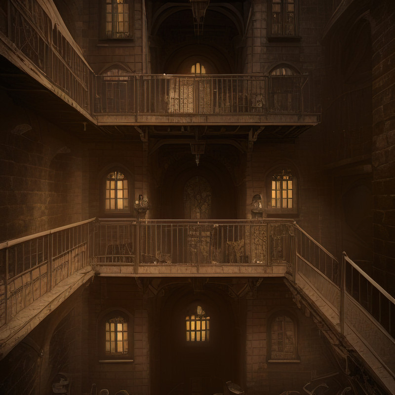 78 a dark city at night buildings of old bricks city sat on channel of ...