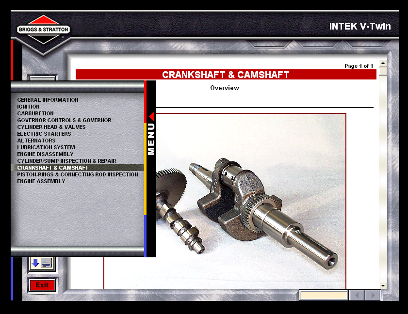 BRIGGS - STRATTON Interactive Repair Manuals