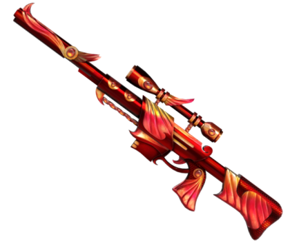 Red & Gold Mermaid Sniper sniper - MVSD Item value - 123Demands